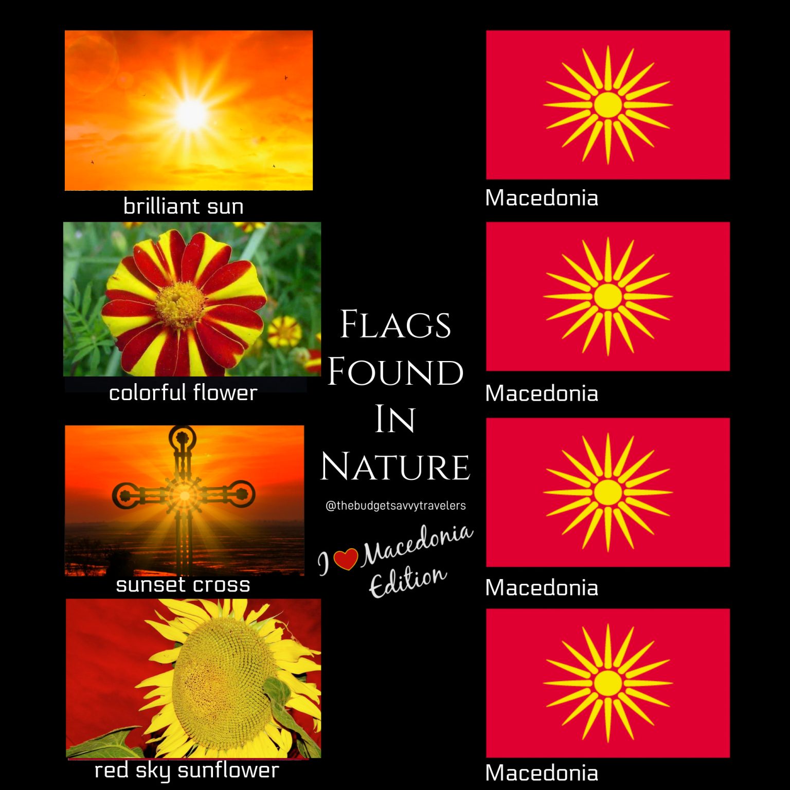 Flags Found In Nature From Around the World