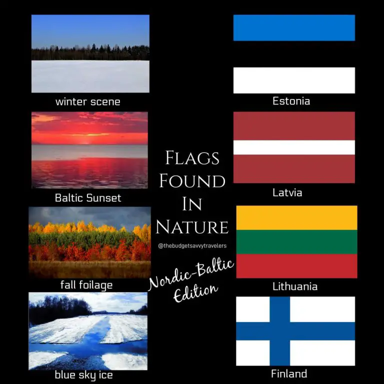 Flags Found In Nature From Around the World