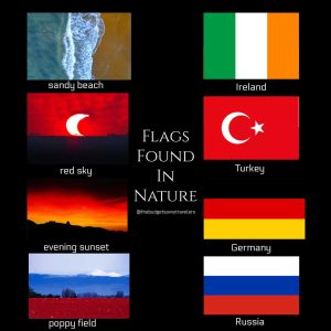 Flags Found In Nature From Around the World