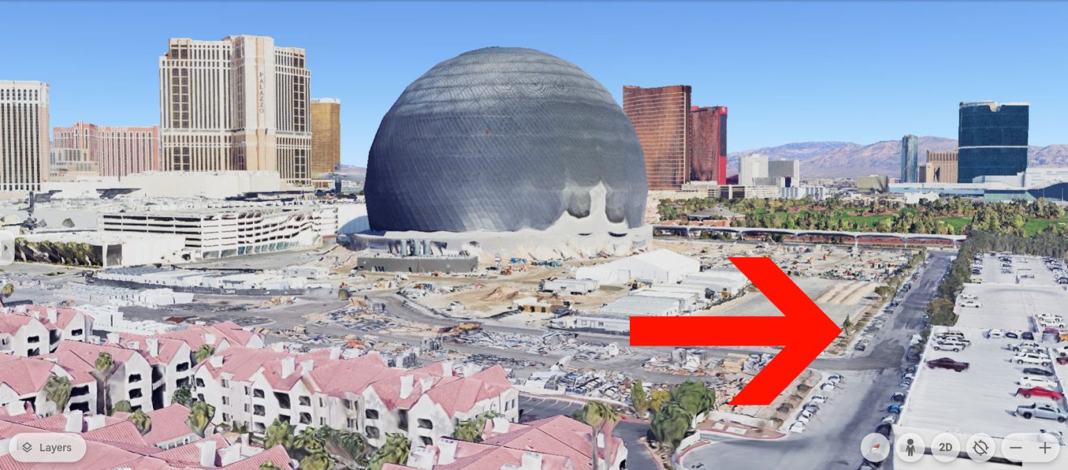 Best 5 Viewpoints of the Sphere in Las Vegas